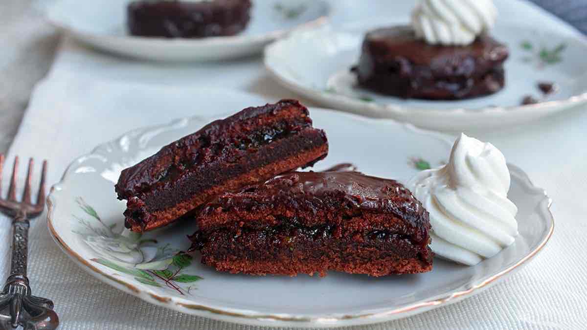 Mini sacher torte ultra moelleux