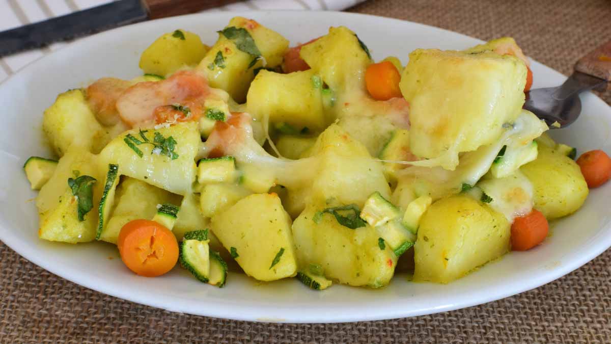 Accompagnement de légumes filandreux