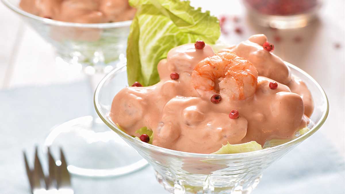 Cocktail de crevettes succulent