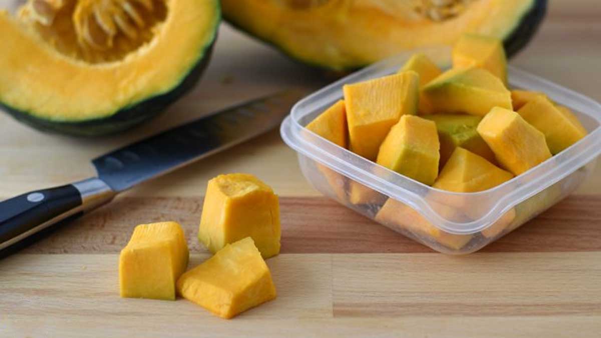 Comment congeler la citrouille?