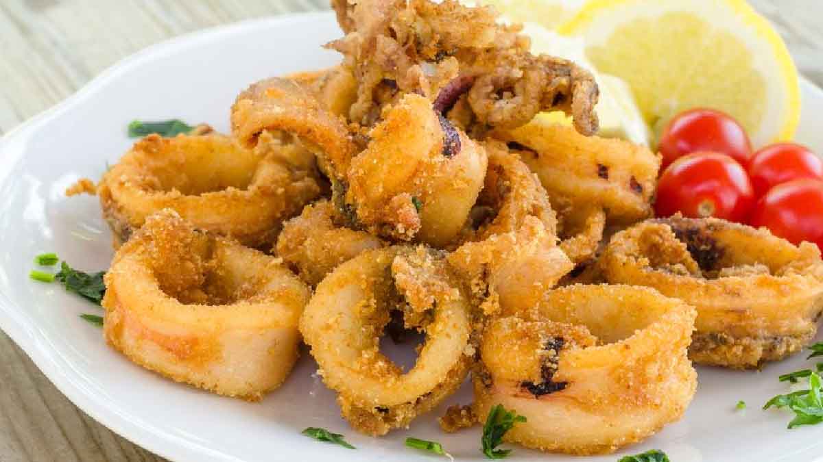 Une petite astuce super simple pour avoir des calamars frits encore ...