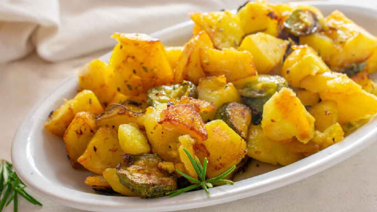 Pommes de terre et courgettes poêlées au romarin: un accompagnement ...