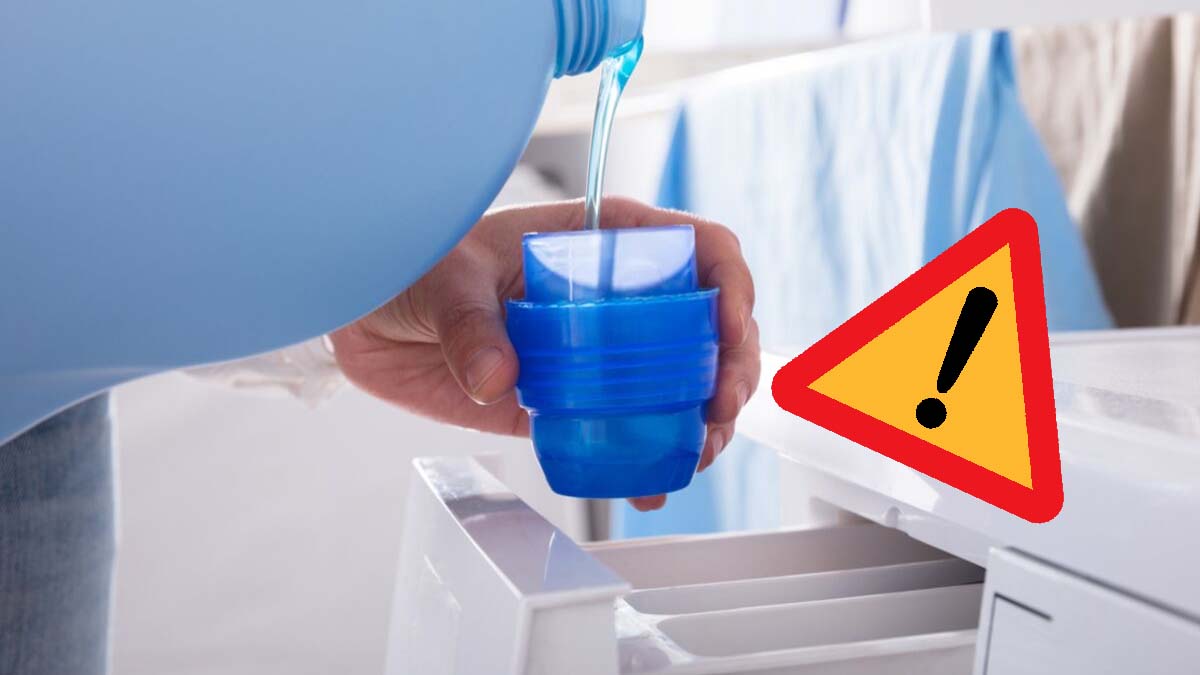 Attention, utiliser trop de lessive liquide peut abîmer votre machine à ...