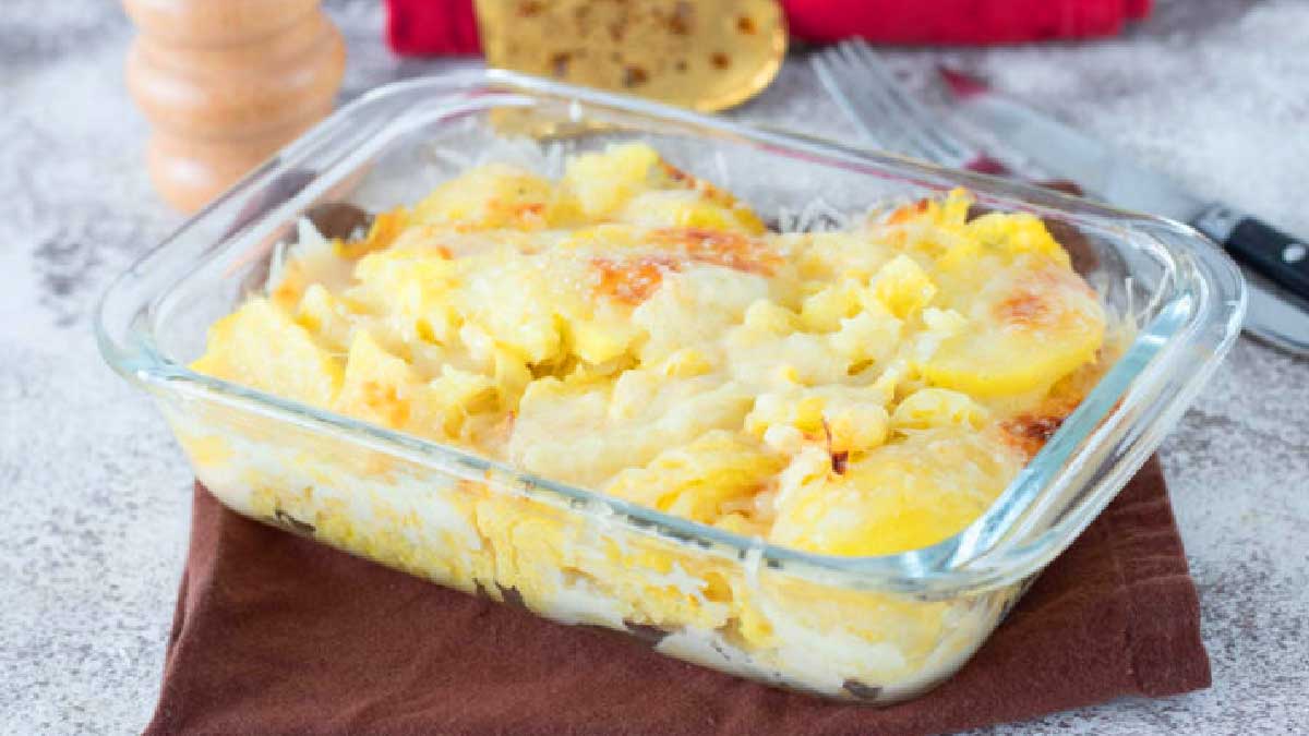 Gratin de chou aux pommes de terre: filandreux et succulent