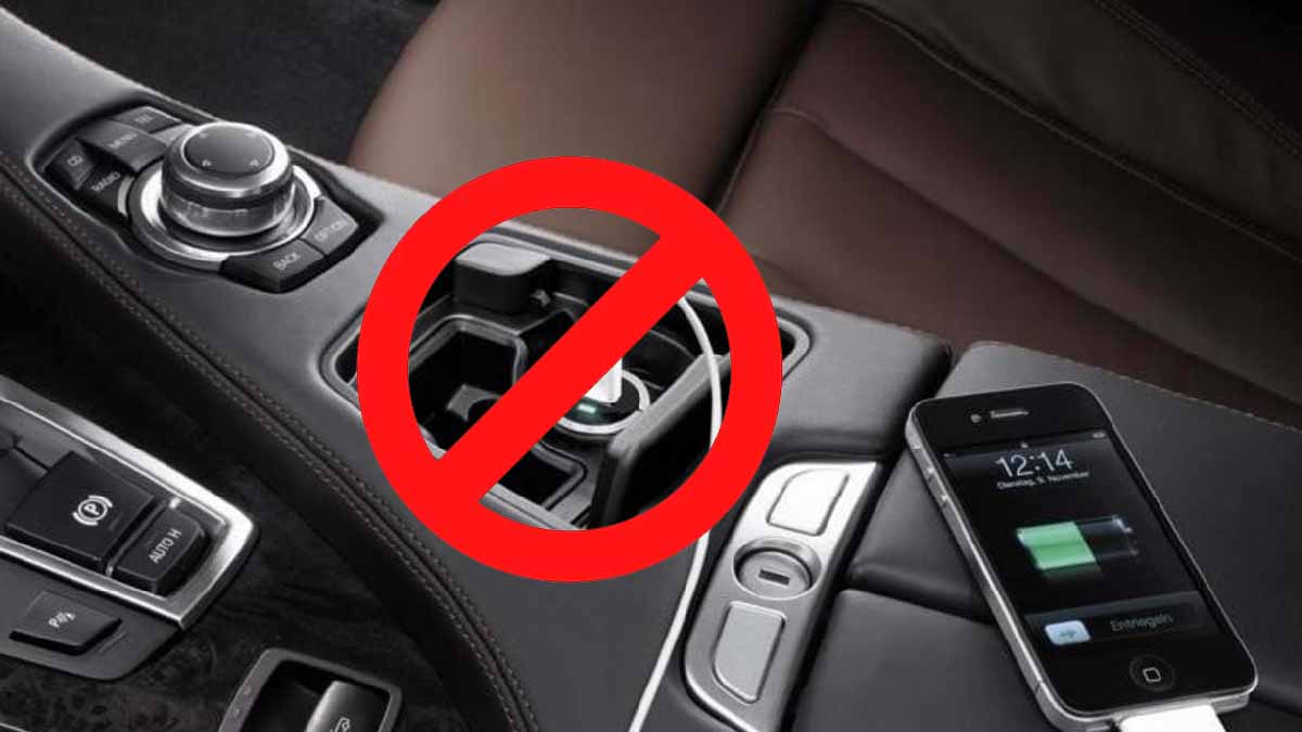 Saviez-vous qu’il est interdit de charger le téléphone dans la voiture